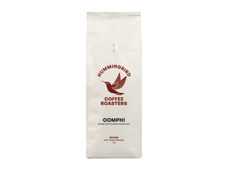 Hummingbird OOMPH Fair Trade Organic Coffee Beans 1kg | JDE Professional